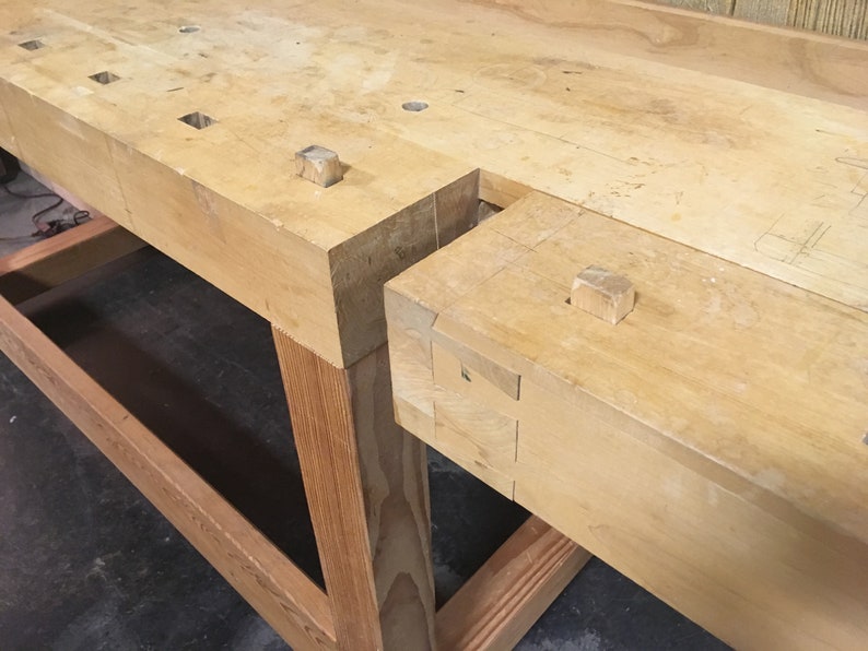 Solid Maple Work Bench Woodworker Cabinetmaker - Etsy Canada