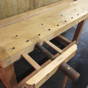 Solid Maple Work Bench Woodworker Cabinetmaker - Etsy