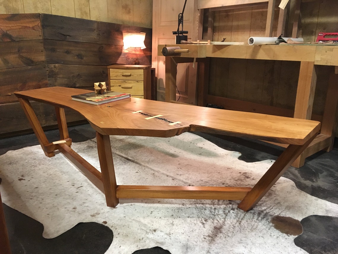 Handmade Live Edge Cherry Coffee Table One of a Kind - Etsy