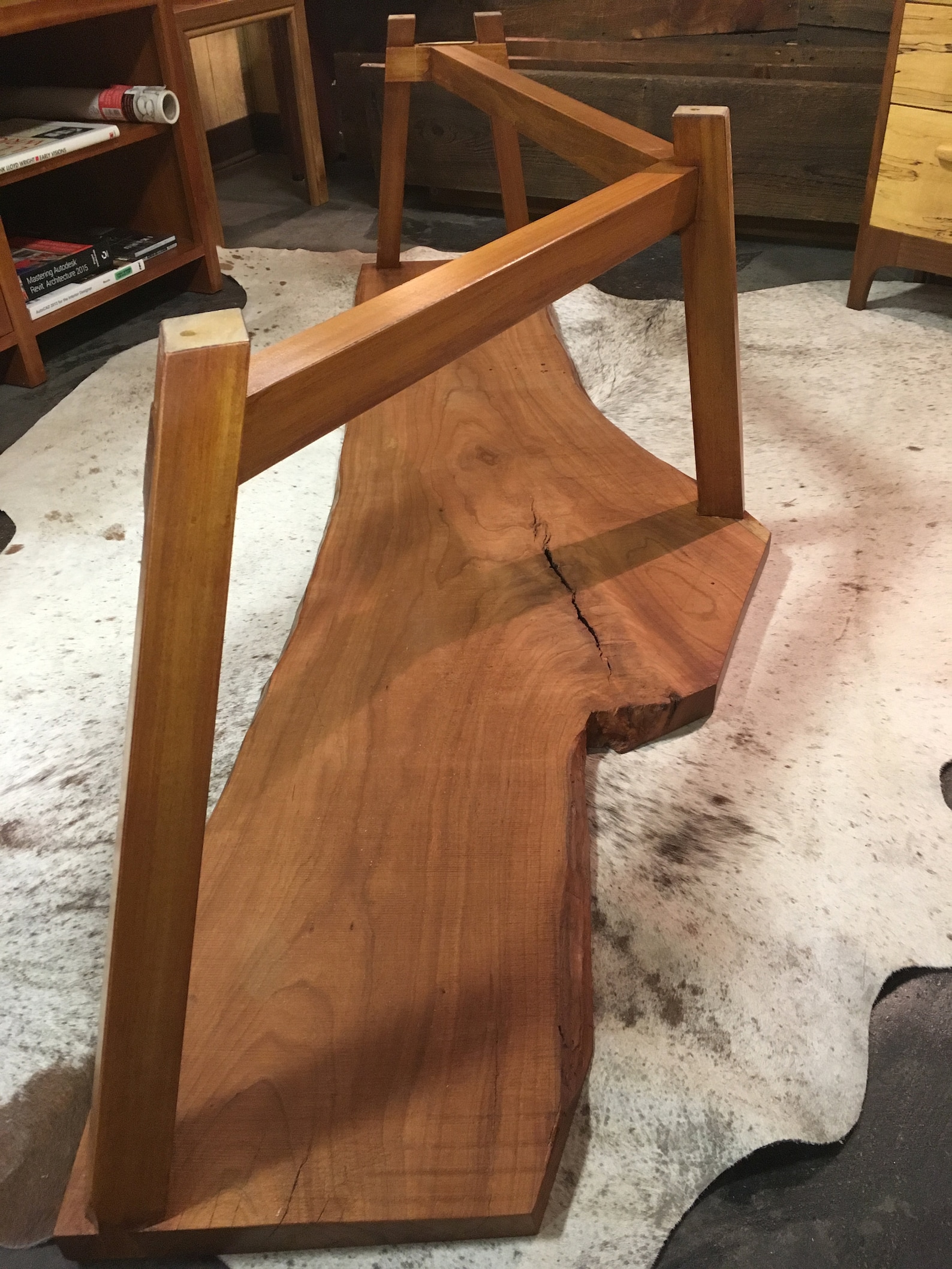 Handmade Live Edge Cherry Coffee Table One of a Kind - Etsy