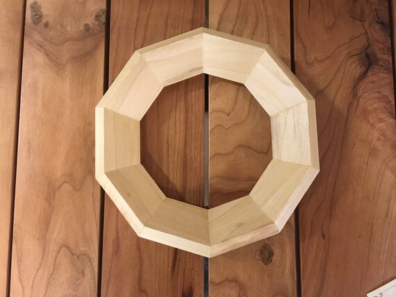 Decagon Wood Sculpture | Etsy