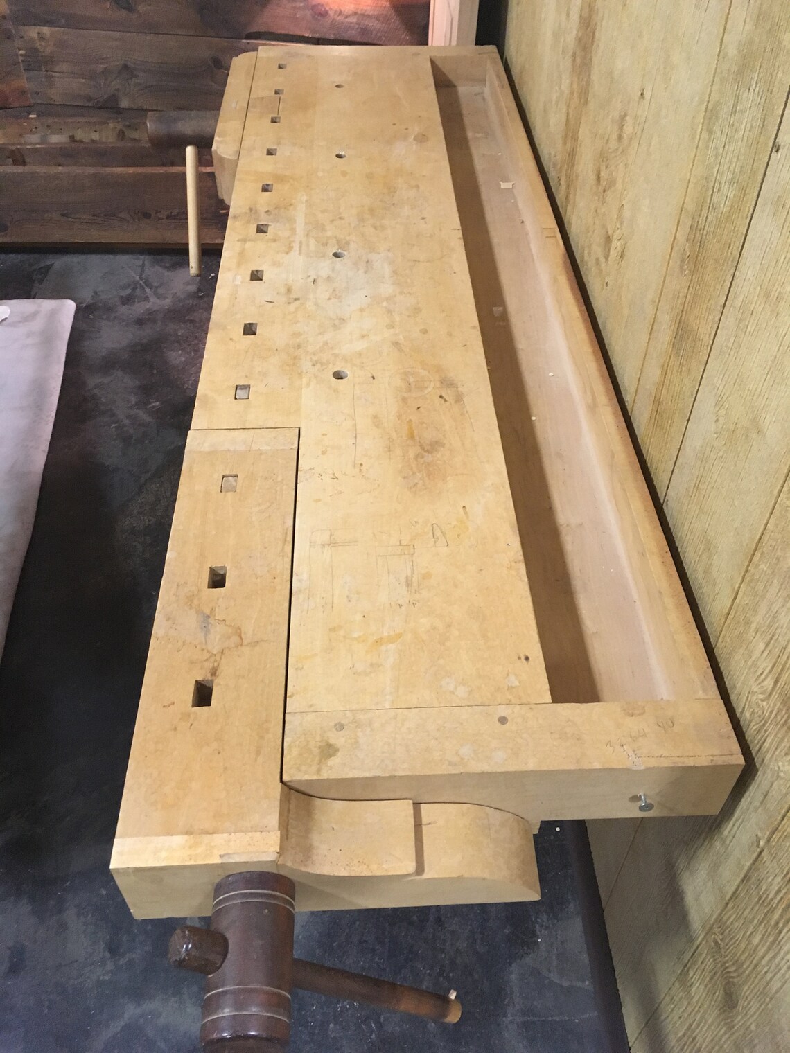 Solid Maple Work Bench Woodworker Cabinetmaker - Etsy Canada