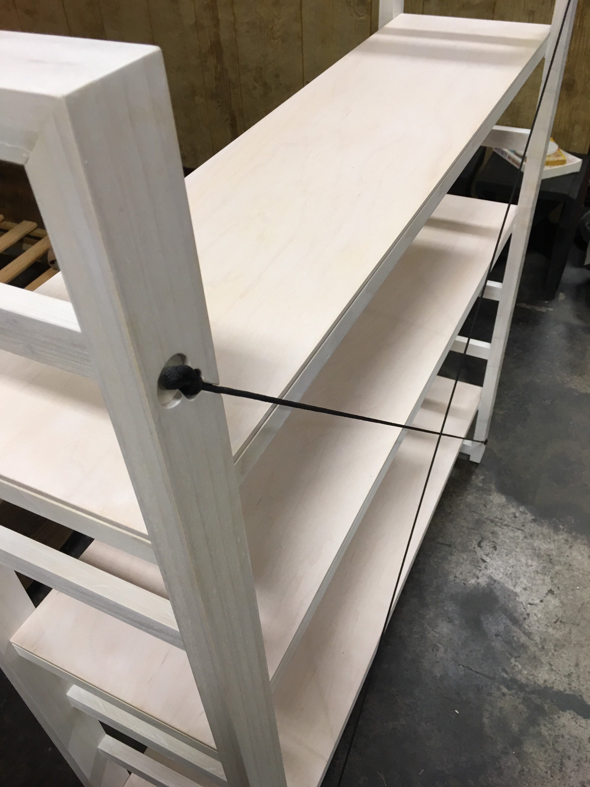 Knock-down Hardwood Bookcase / Art Display - Etsy