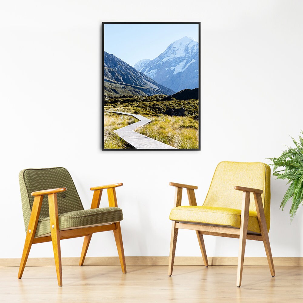 New Zealand Print, Nature Photography Print - Mt Cook Boardwalk - New ...