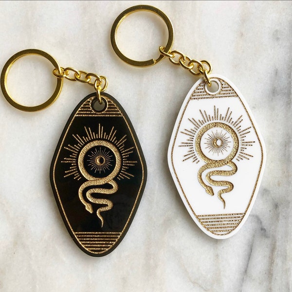 Snake Keychain - Etsy