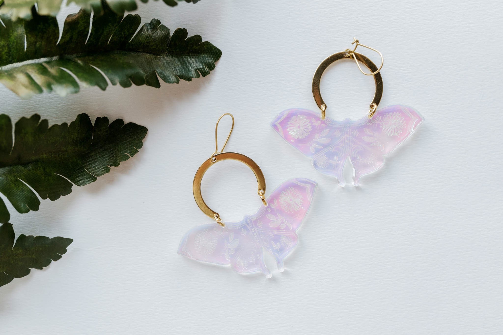 The Papillon Earrings | Butterfly | Floral | Moon | Celestial | Laser ...