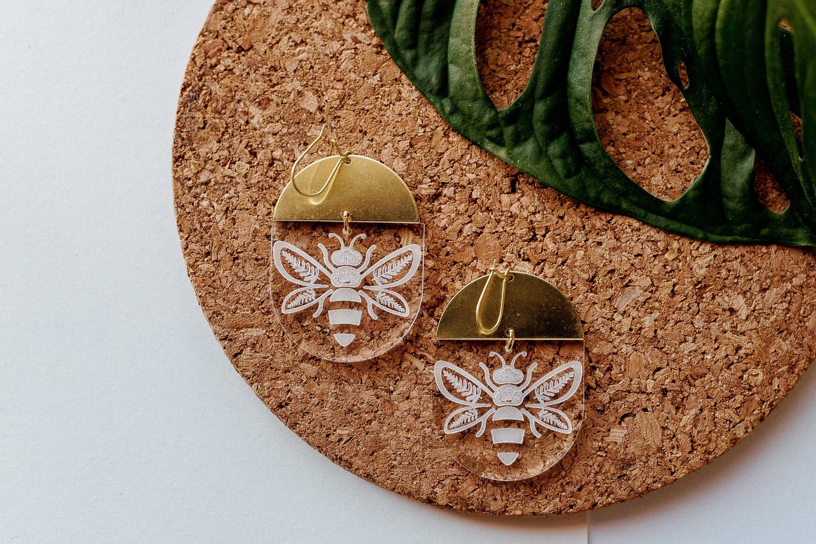 Abielle Earrings | Bee| Botanical | Laser Cut Earrings - Etsy