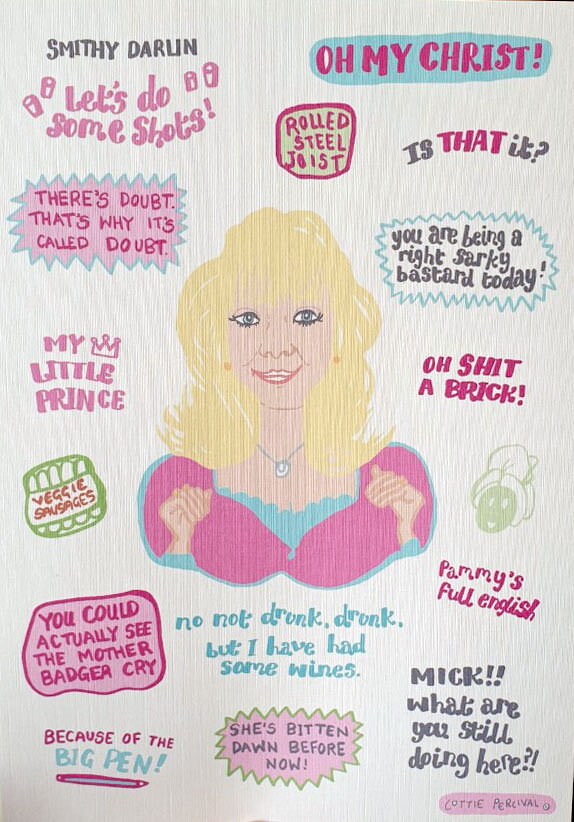Funny Pam Shipman Welsh Gavin and Stacey Quoted A4 Print Hand ...