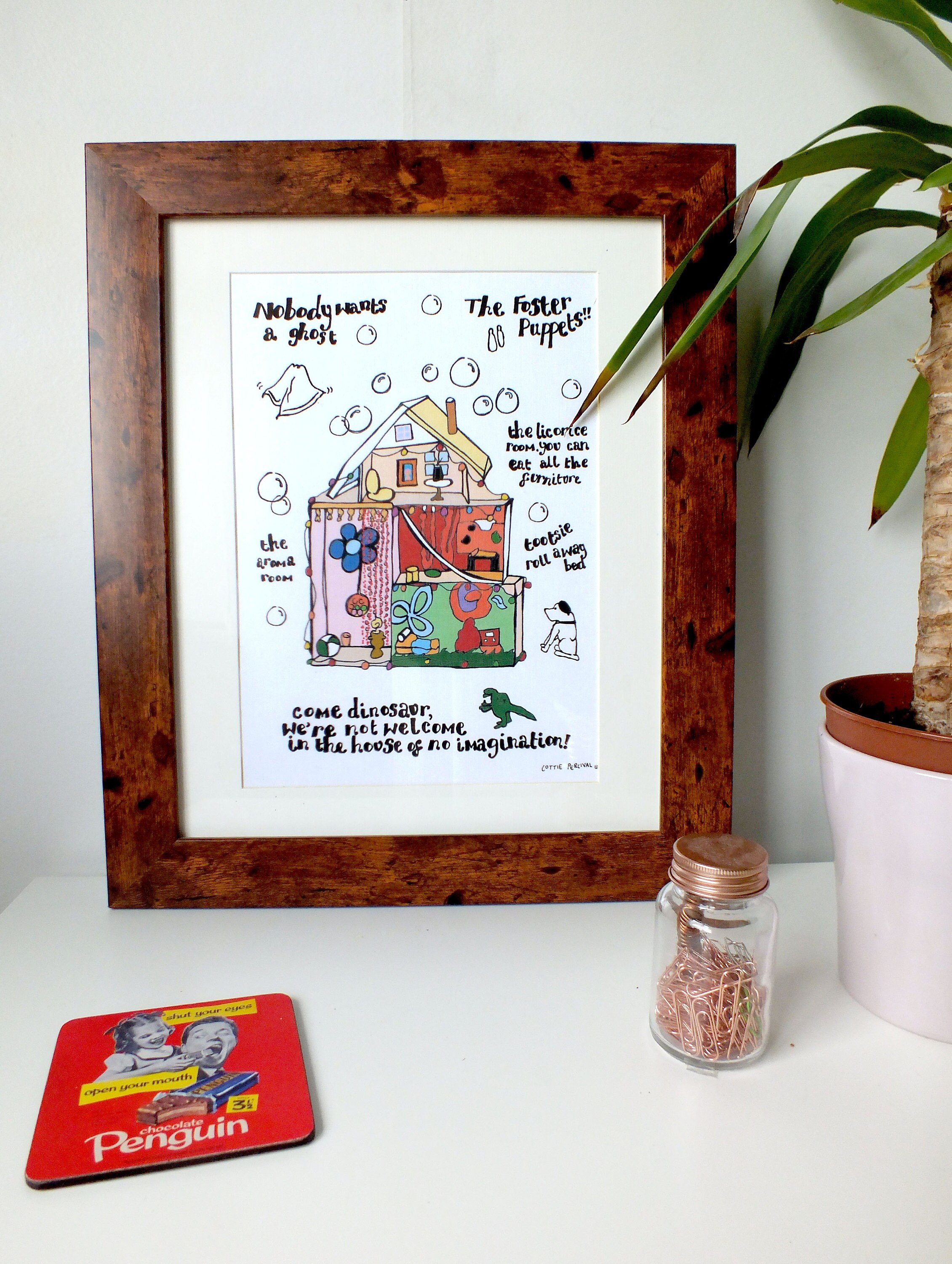 Hand Illustrated Friends TV Show Dollhouse Episode Quotes in - Etsy