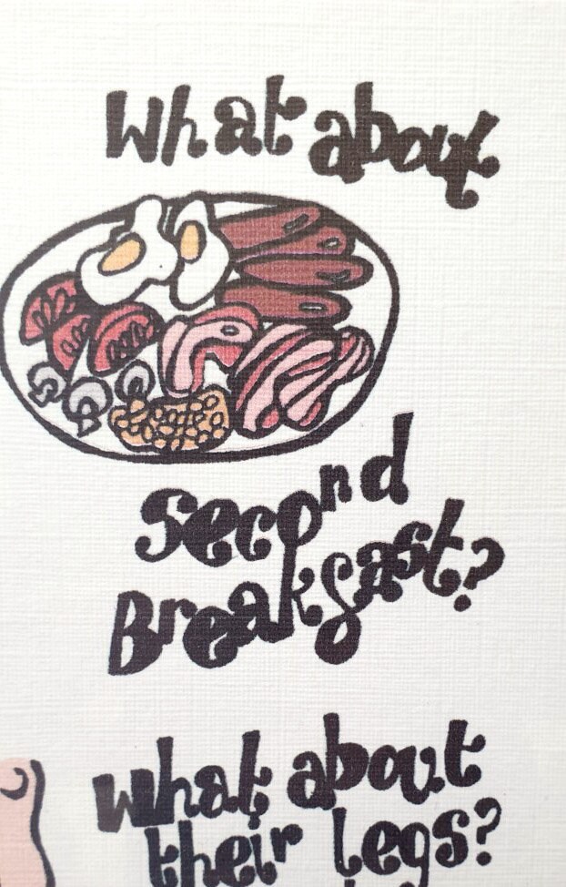 Lord of the Rings Illustration Food Film Moments A4 Wall Art Second ...