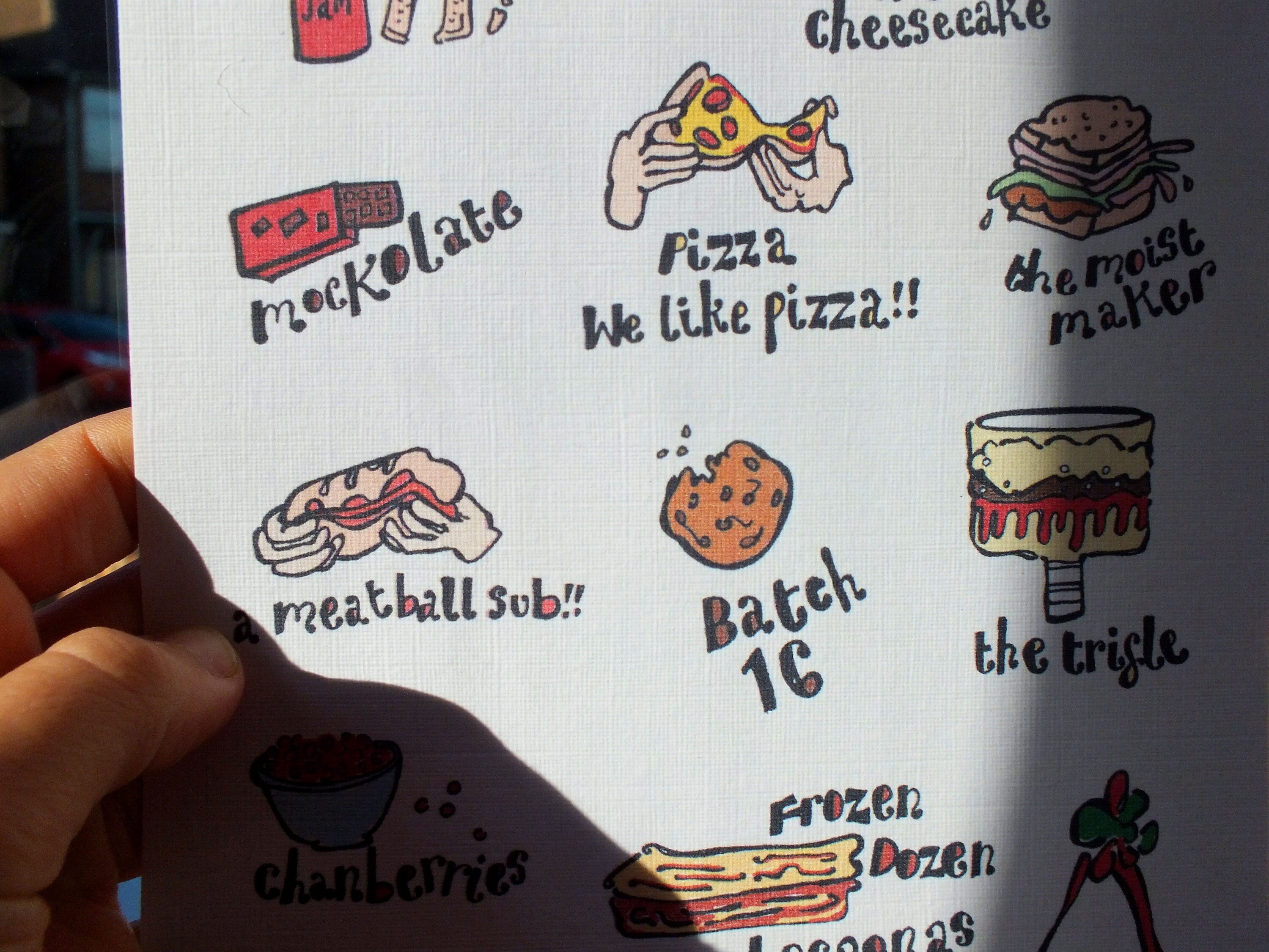 Hand Illustrated Friends TV Show Food Episode Moments Montage - Etsy UK