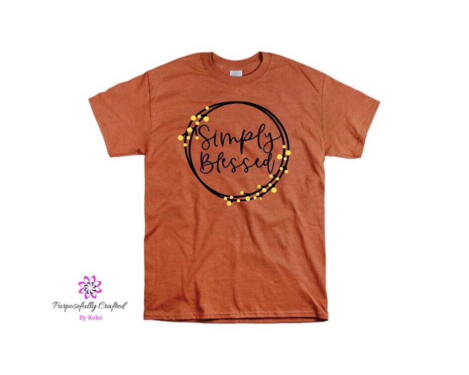Simply Blessed Shirt, Blessed Tshirt, Unisex Tee - Etsy
