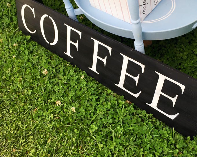 Farmhouse Sign Coffee Bar Sign - Etsy