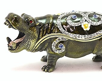 Hippo Trinket Box - Etsy