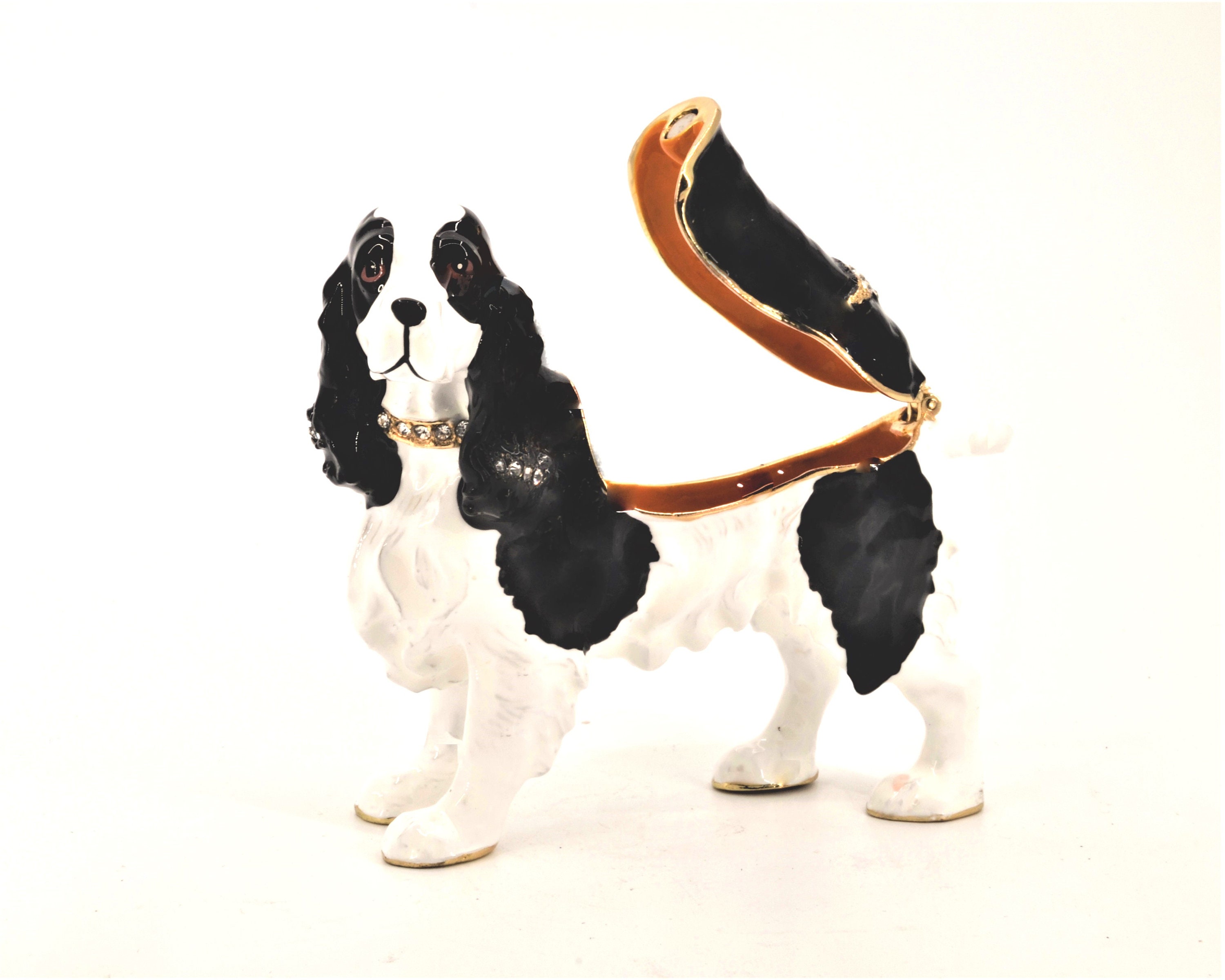 Ciel Collectables Springer Spaniel Dog Trinket Box. Hand - Etsy