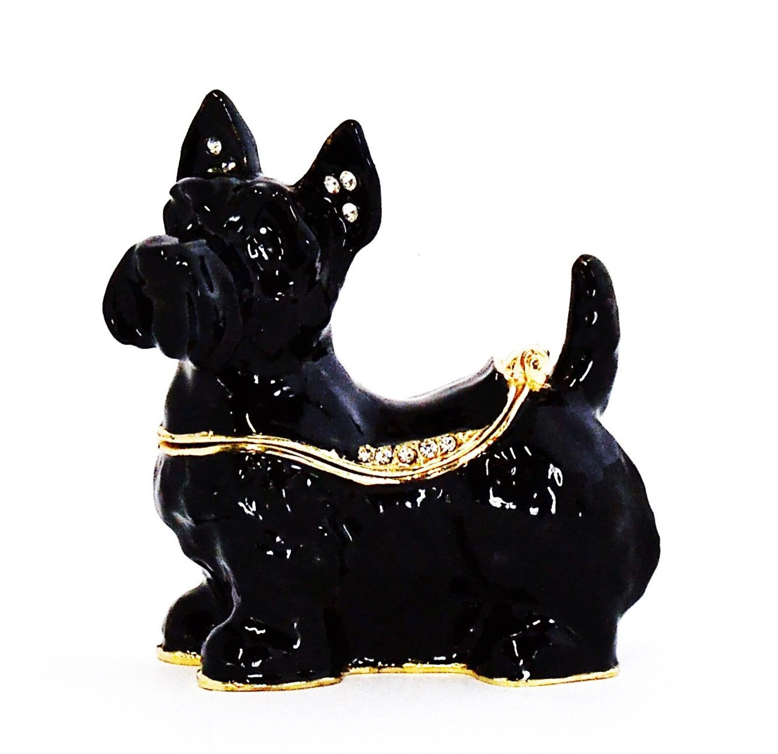 Scottie Dog Trinket Box by Ciel Collectables. Hand Painted | Etsy
