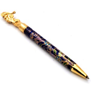 Vintage Cloisonne Enamel Ballpoint Pen. Hand Crafted With Lots of ...