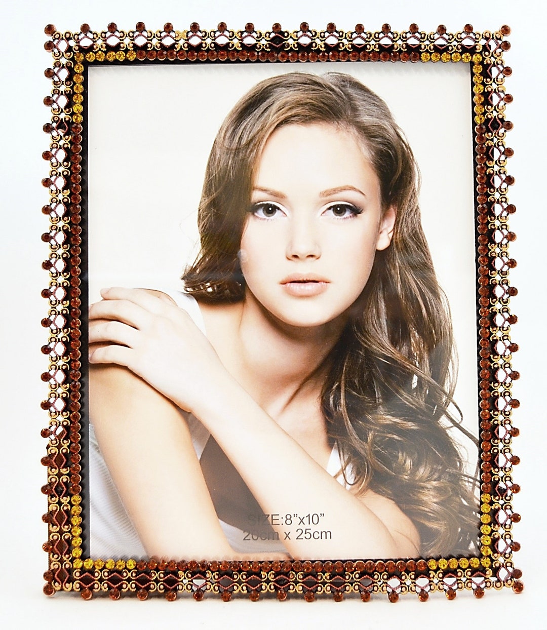 Ciel Collectables Iris Picture Frame. Hand Made With Topaz Austrian ...