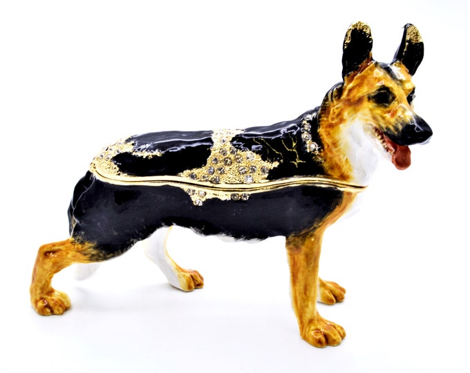 Set of 3 Jeweled Enamel Keepsake Box’s; Enamel Trinket Box; Ring Box - Etsy