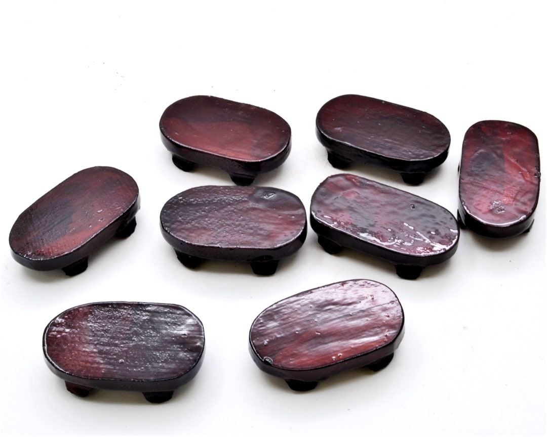 Vintage Oval Shape Rosewood Display Stand. Set of 24pcs. Hand Crafted ...