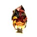 Hand Crafted Colorful Rooster Trinket Box. Made With Swarovski Crystals ...
