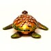 Mini Sea Turtle Trinket Box. Hand Painted Enamel in - Etsy