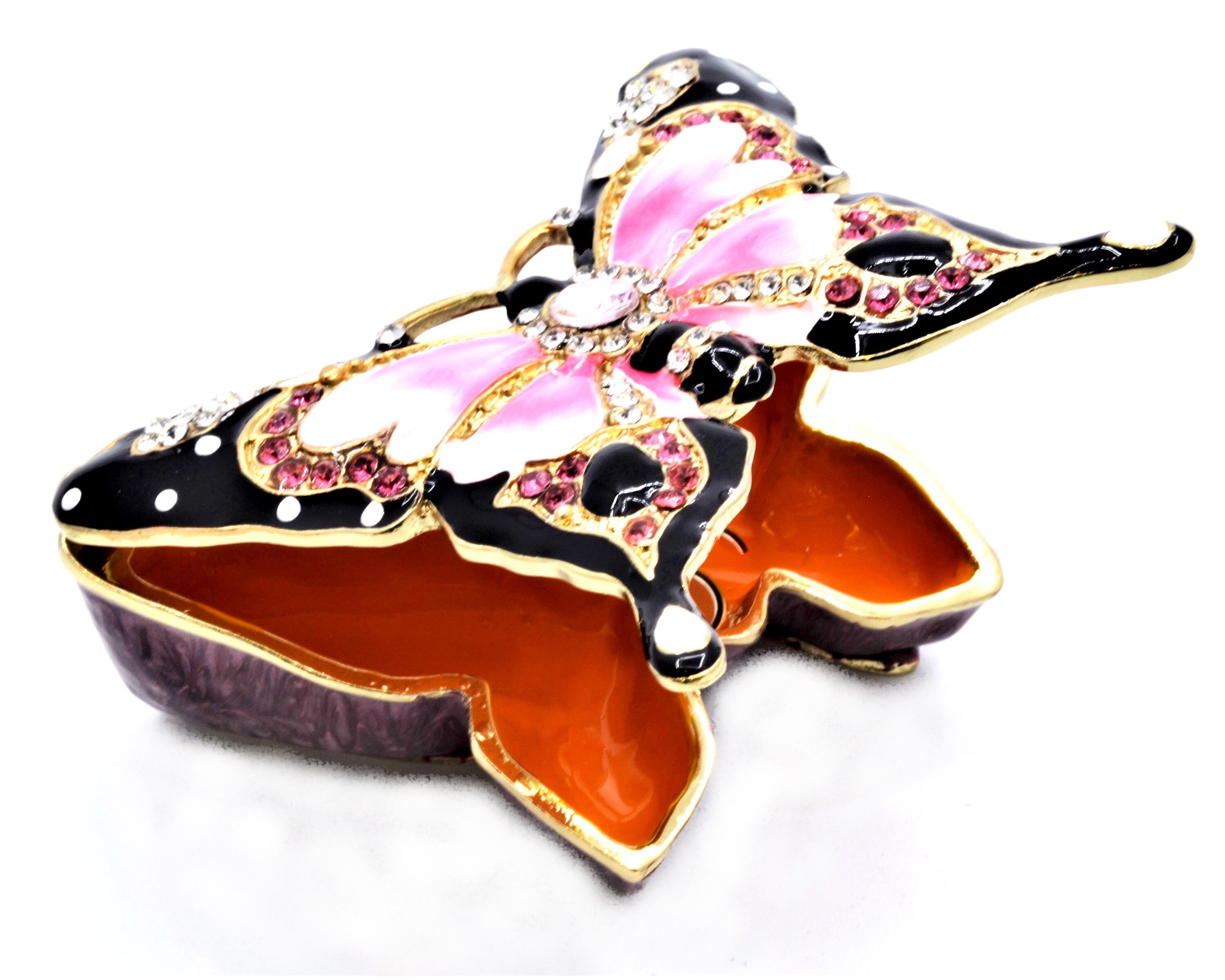 Ciel Collectables Butterfly Trinket Box. Hand Made With - Etsy