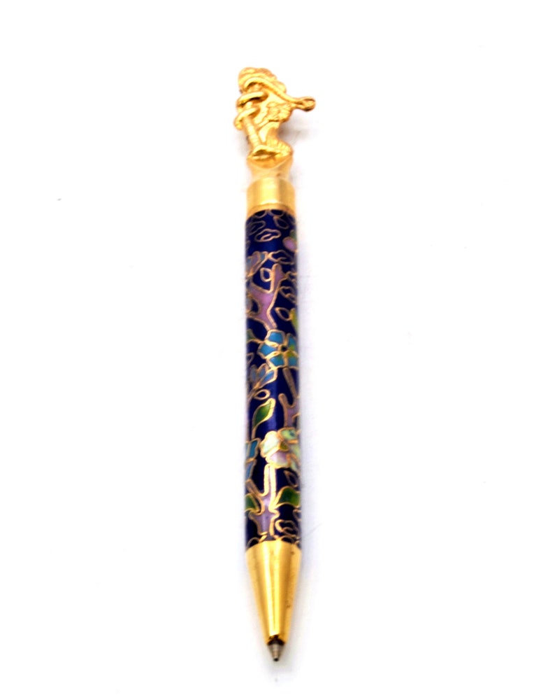 Vintage Cloisonne Enamel Ballpoint Pen. Hand Crafted With Lots of ...