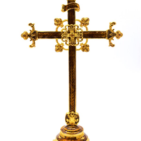 Jeweled Cross - Etsy