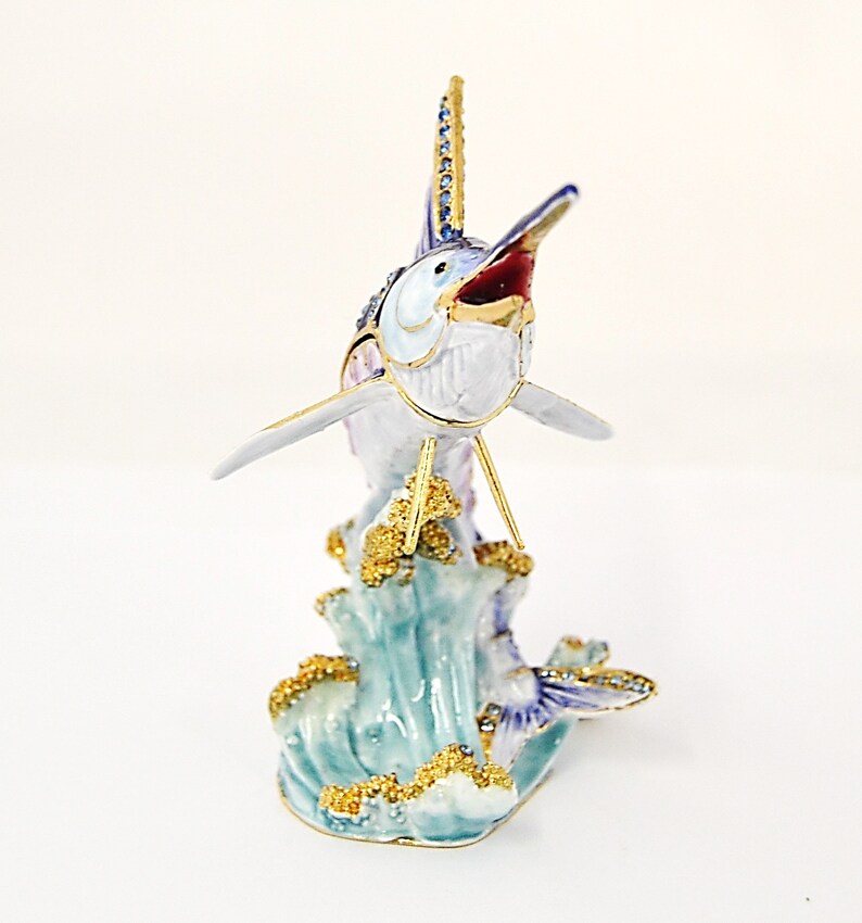 Marlin Fish Trinket Box. Beautifully Hand Crafted With - Etsy