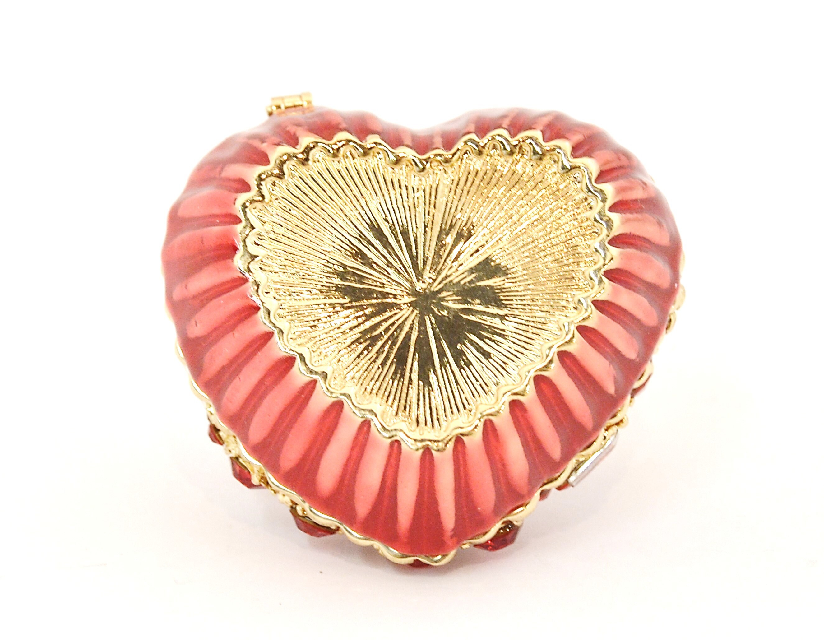 Bejeweled Heart Trinket Box is Made by Hand With Austrian Crystals and ...