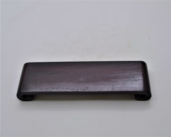 6.5 Inch Long Vintage Rosewood Scroll Stand. Hand Crafted & - Etsy