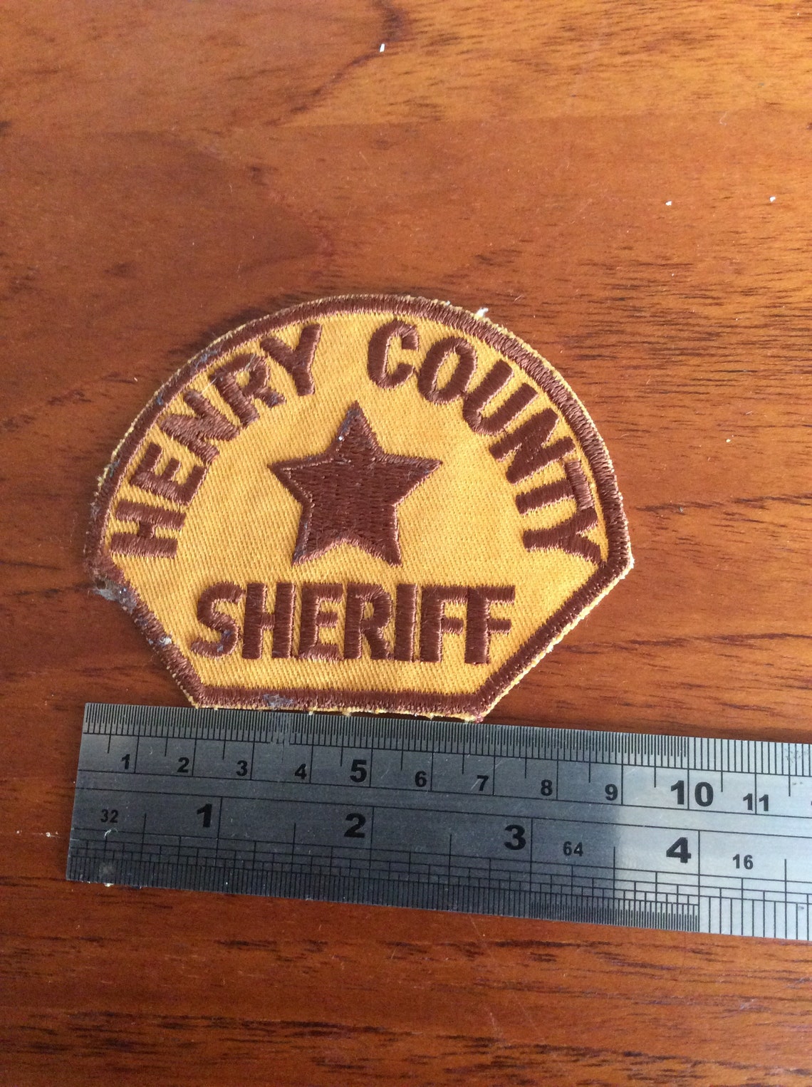 Vintage Henry County Sheriff Police Embroidered Patch - Etsy
