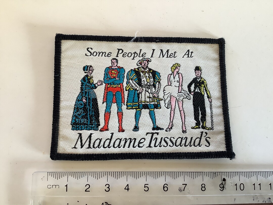 Vintage Madame Tussaud’s Wax Museum Patch Circa 1970's - Etsy