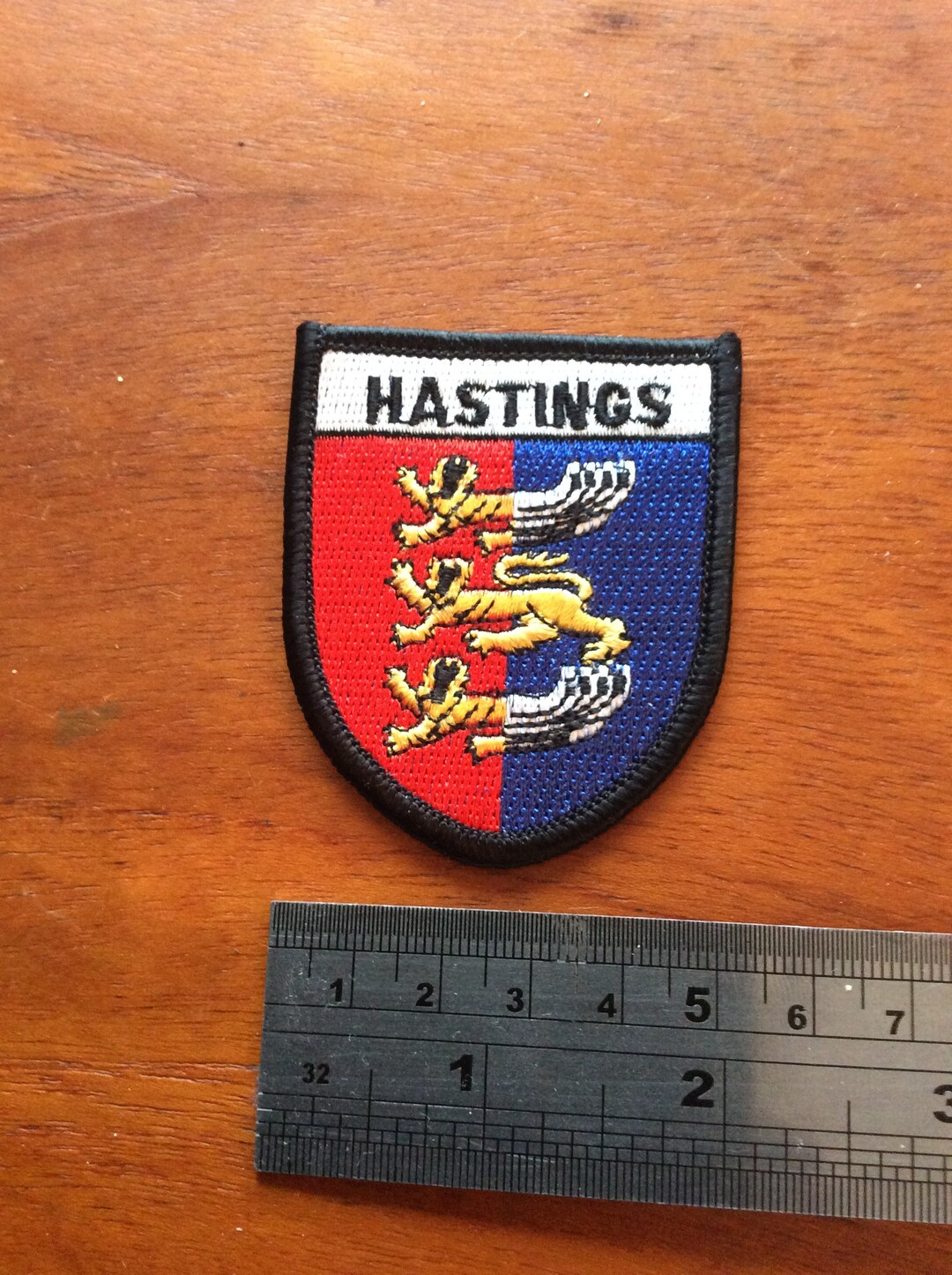 Vintage Hastings Coat of Arms UK Patch - Etsy