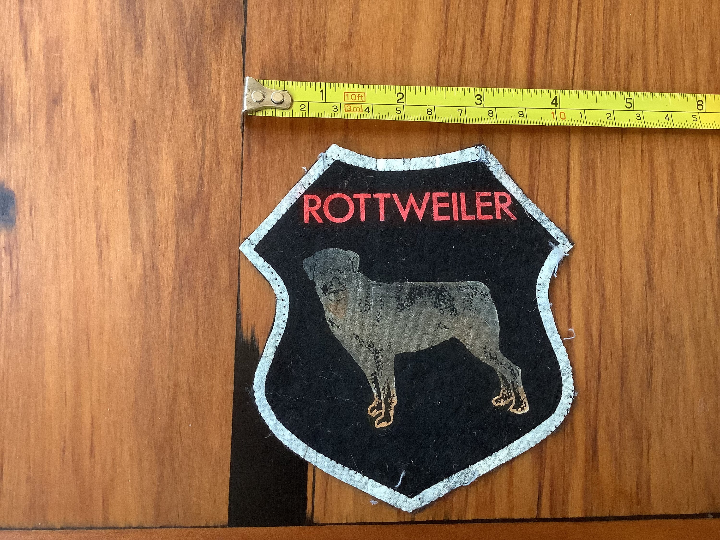 Vintage Rottweiler Dog Patch Screen Print Circa 1970’s - Etsy