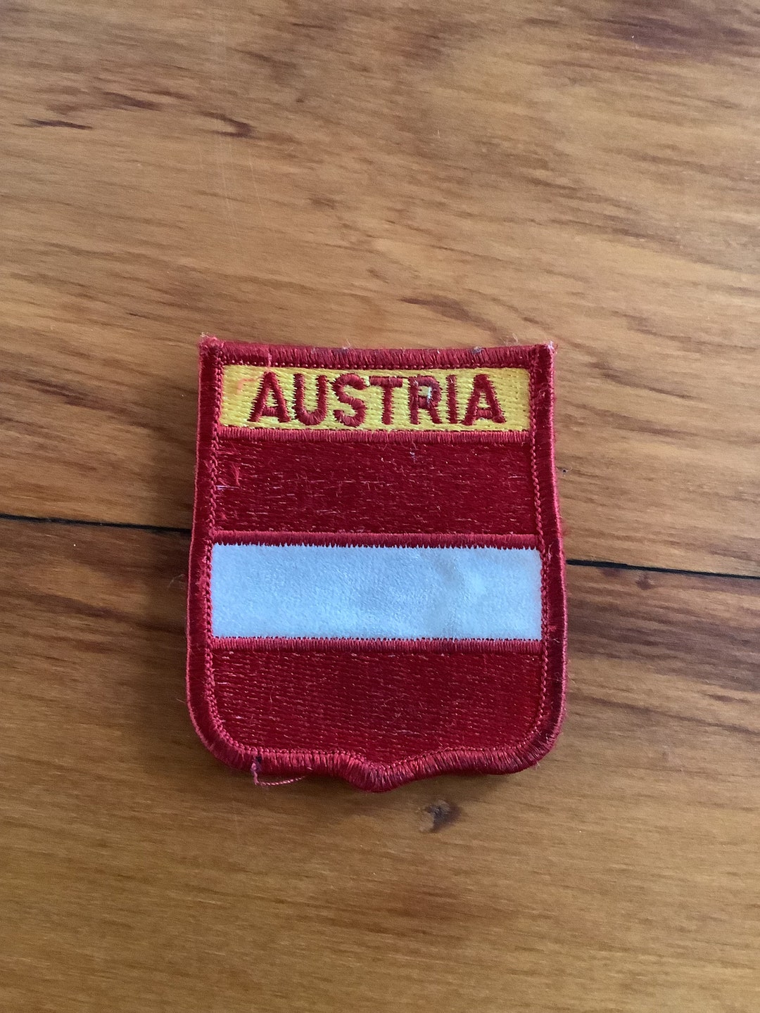 Vintage Austria Embroidered Patch - Etsy