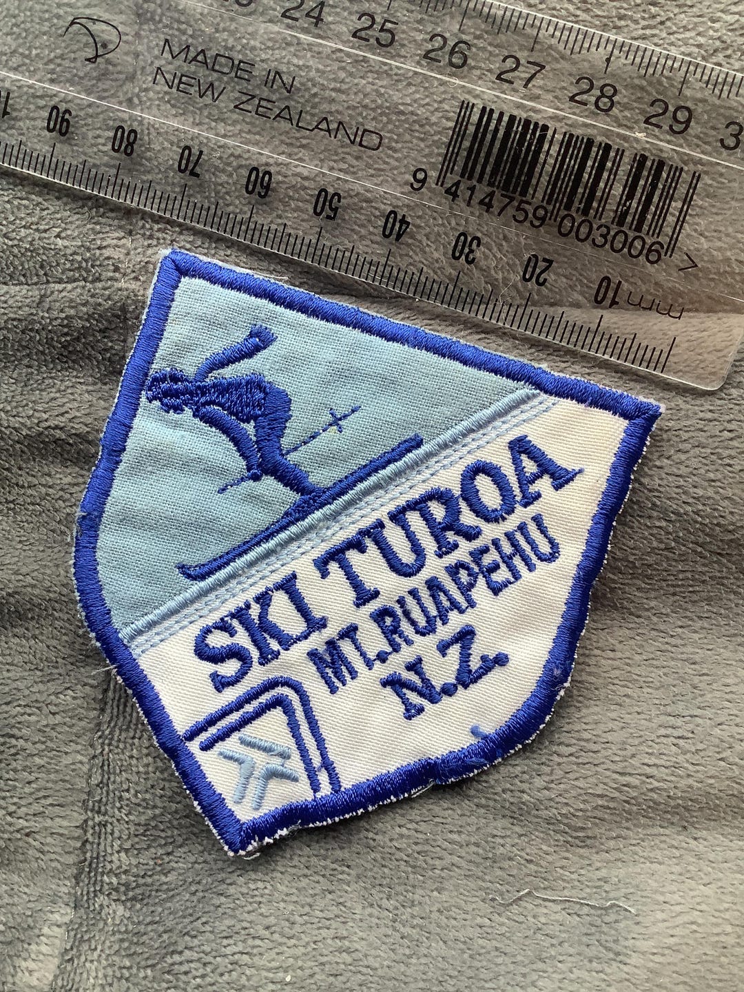Vintage Circa 1950’s Embroidered Ski Patch Mt Ruapehu Nz - Etsy