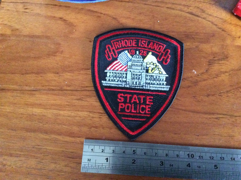 Vintage Rhode Island State Police Embroidered Patch - Etsy