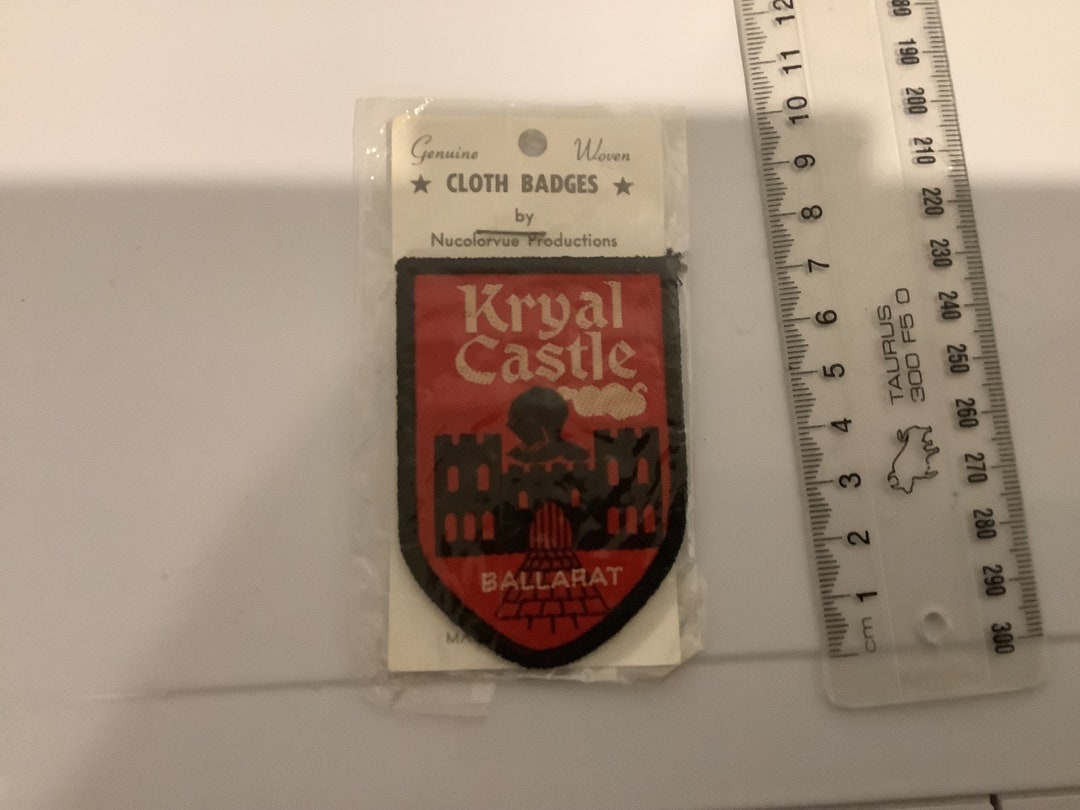 Vintage Krystal Castle Ballarat Australia Patch. Dead Stock - Etsy