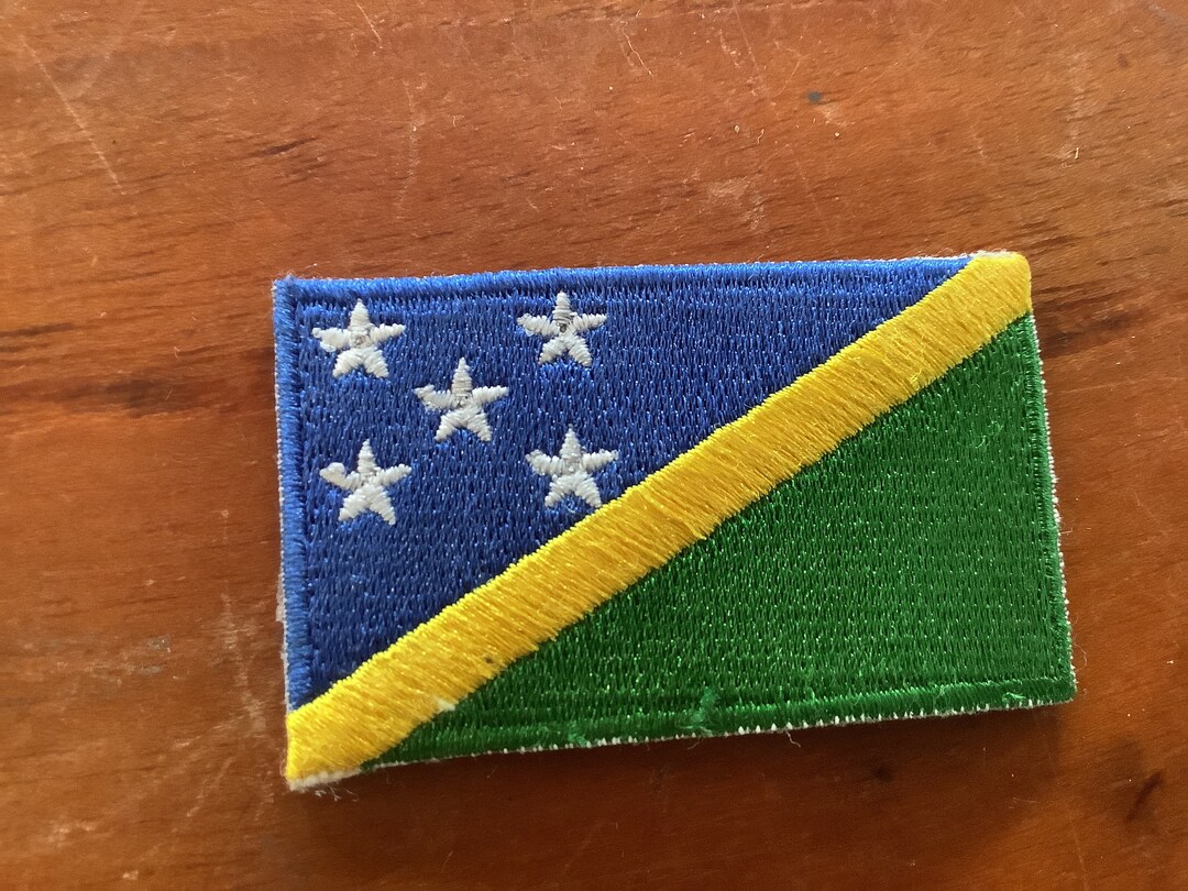 Vintage Solomon Island Flag Souvenir Patch. - Etsy