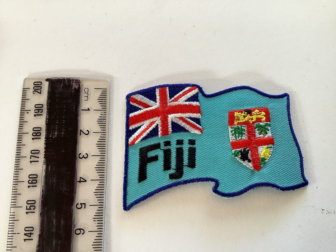 Vintage Fiji Flag Souvenir Patch. - Etsy