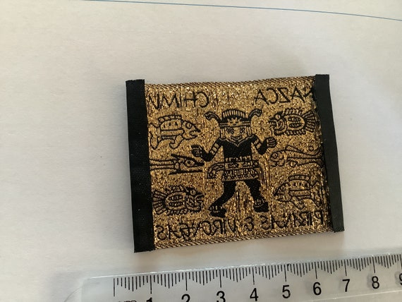 Vintage Nazca metallic thread patch. - Gem