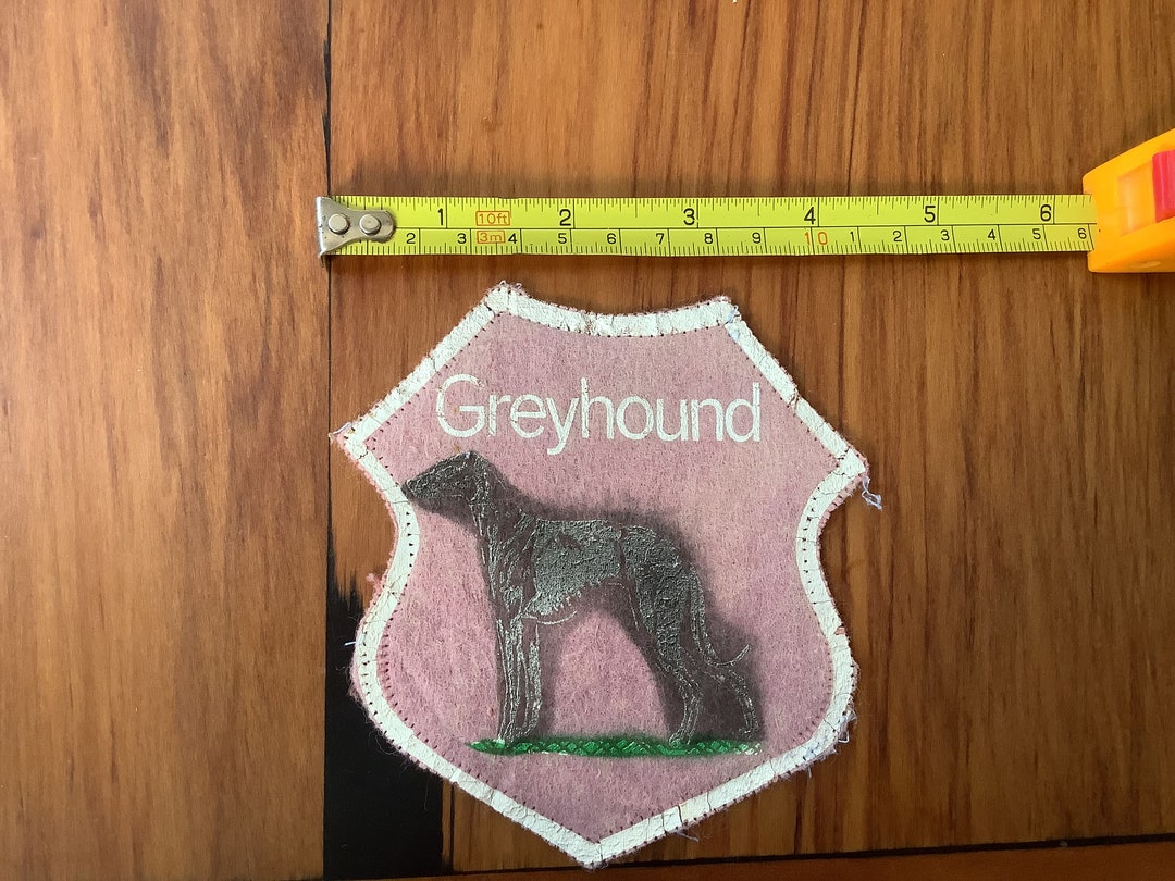 Vintage Greyhound Dog Patch Screen Print Circa 1970’s - Etsy