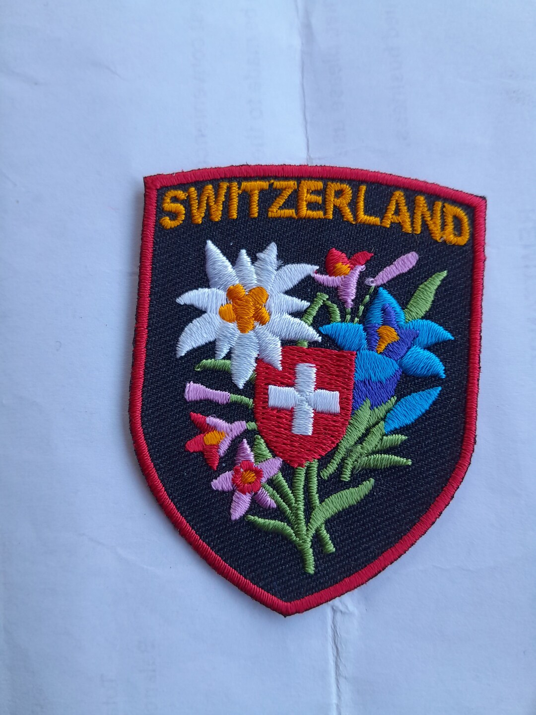 Vintage Large Embroidered Switzerland Patch 1960s or 70s - Etsy