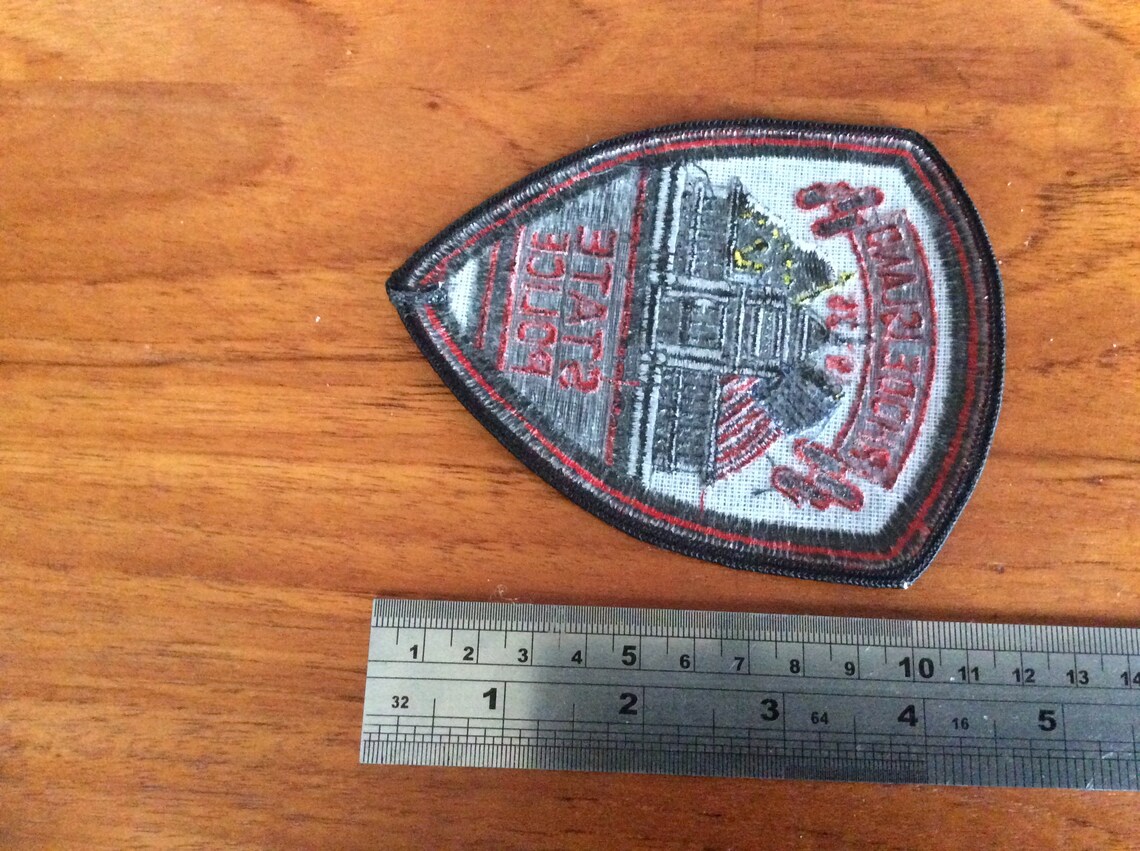 Vintage Rhode Island State Police Embroidered Patch - Etsy