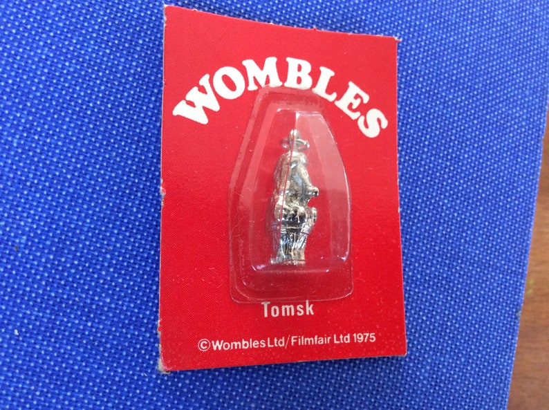 Vintage Womble Rare Charm Wombles Tomsk Silver 1975 - Etsy