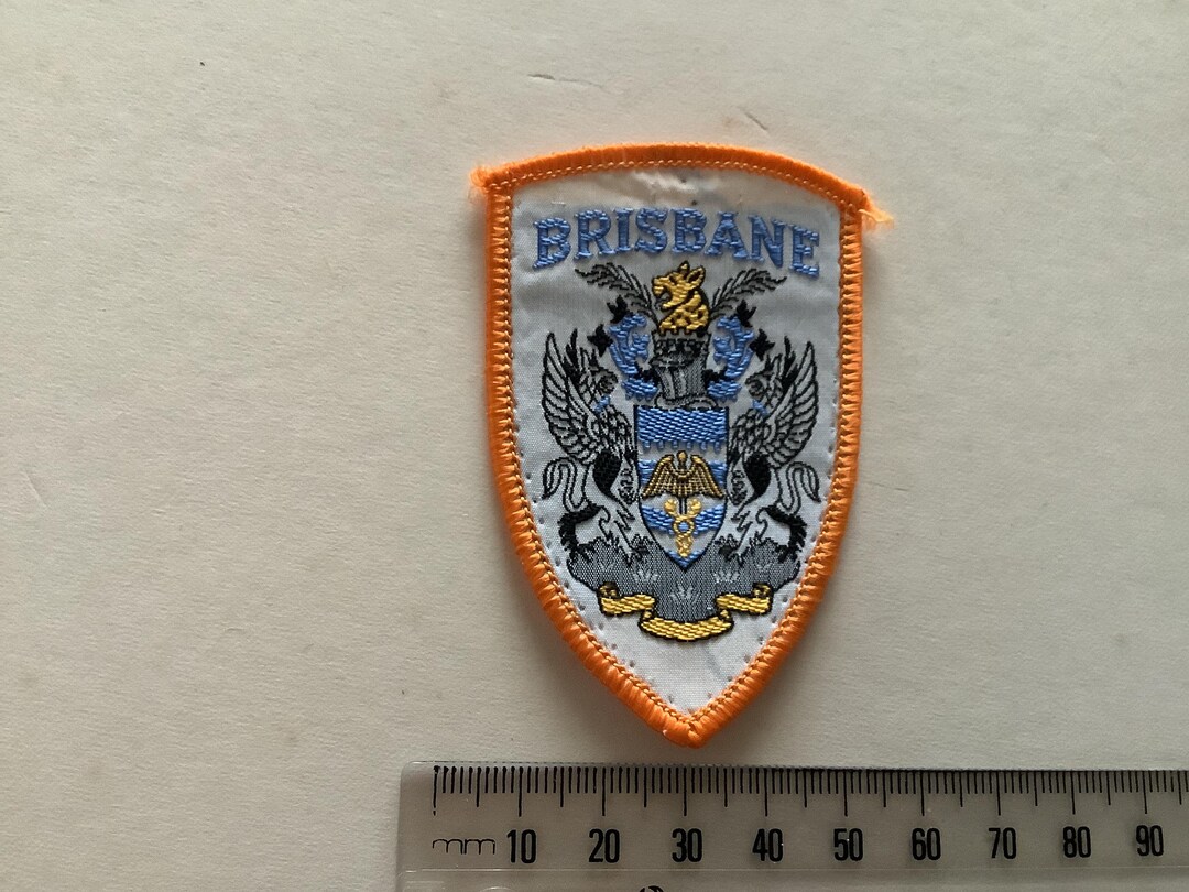 Vintage Brisbane Woven Australia Patch. - Etsy