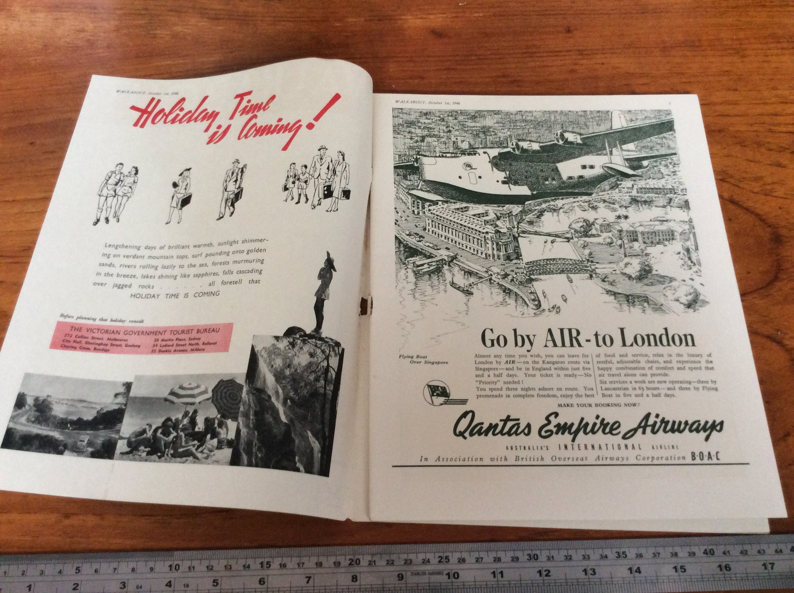 Walkabout Magazine Australia Geographic Young Cowboy With Horse Oct ...