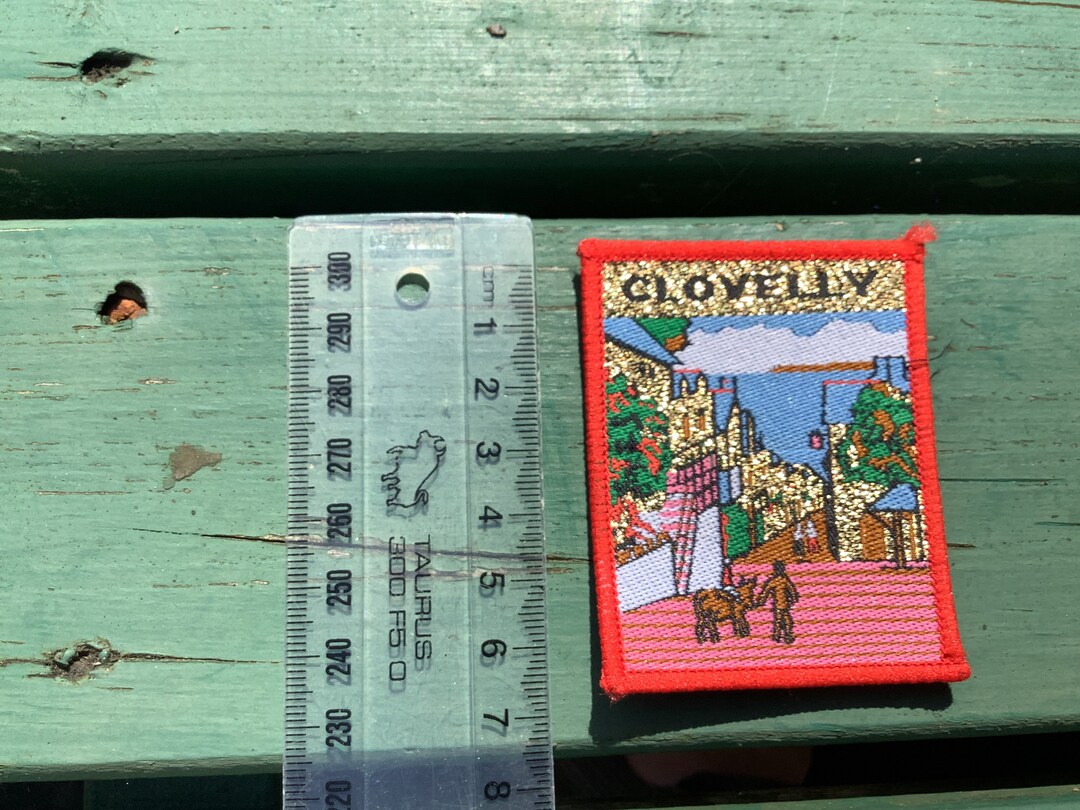 Vintage Clovelly Devon UK Patch - Etsy